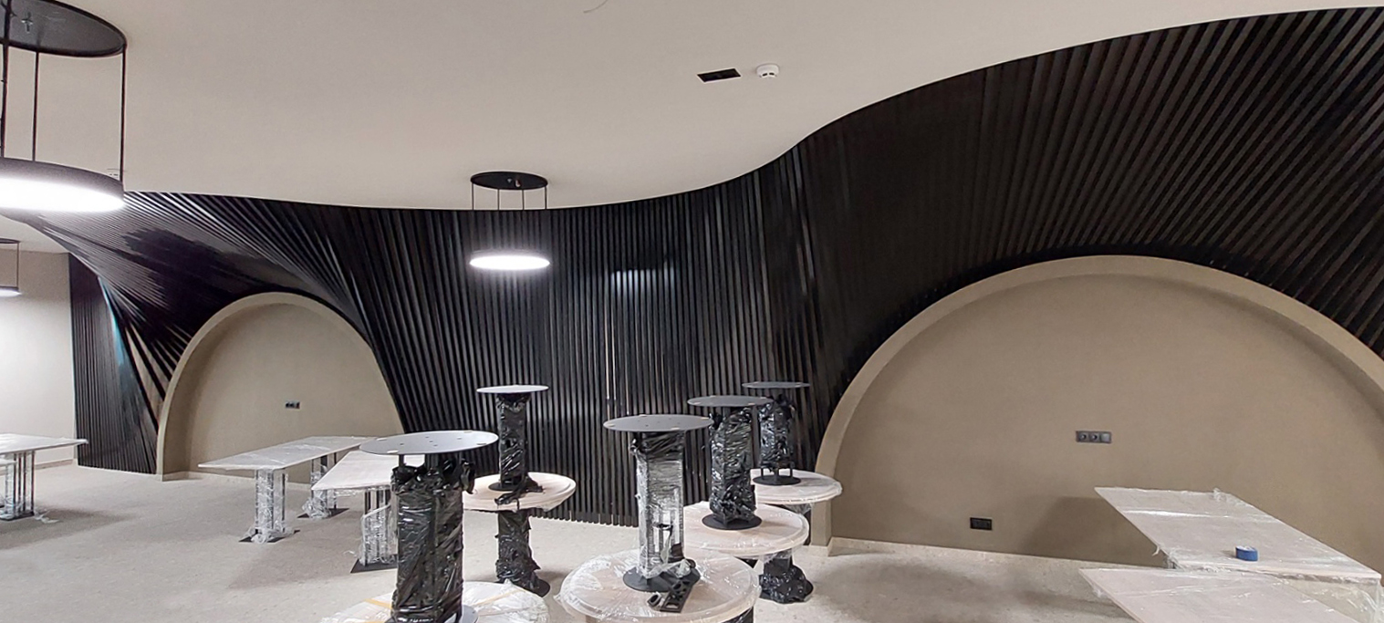 Bir restoran için tasarım çözümü / Design solution for a restaurant